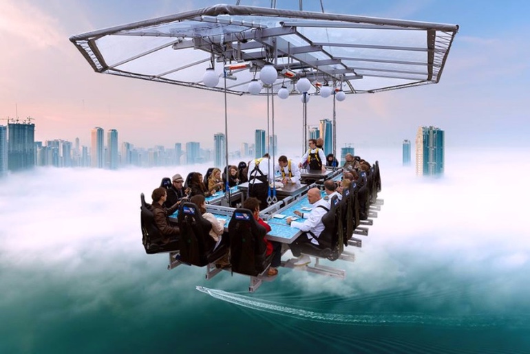 Sky-high Dinner Sunday – Thursday (From 02PM-11PM) – AdeevaTourism